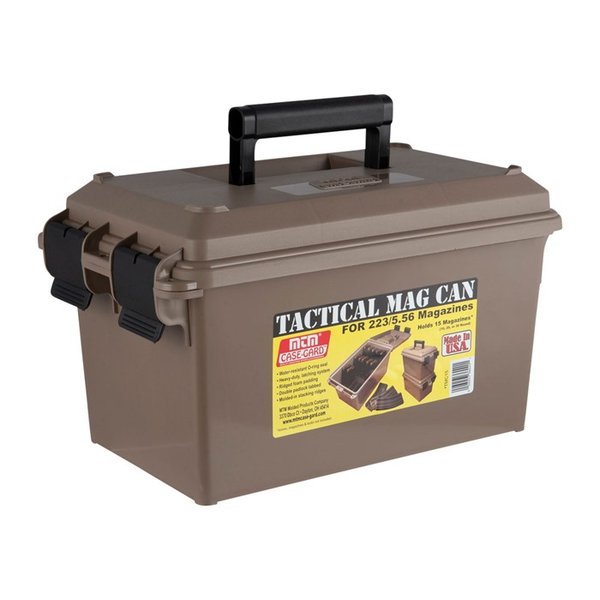 RIFLE MAGAZINE CANS MTM CASE-GARD TACTICAL MAG CAN AR15 (30 RD) 223/5 ...
