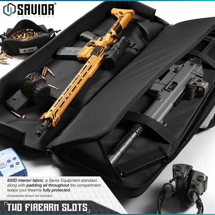 TACTICAL CASES SAVIOR EQUIPMENT AMERICAN CLASSIC DOUBLE RIFLE CASE 36 ...